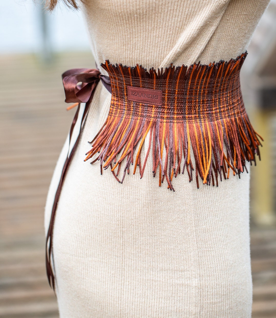 Personalized Copper Wedding Corset Belt for Plus Size Women, Custom Obi ...