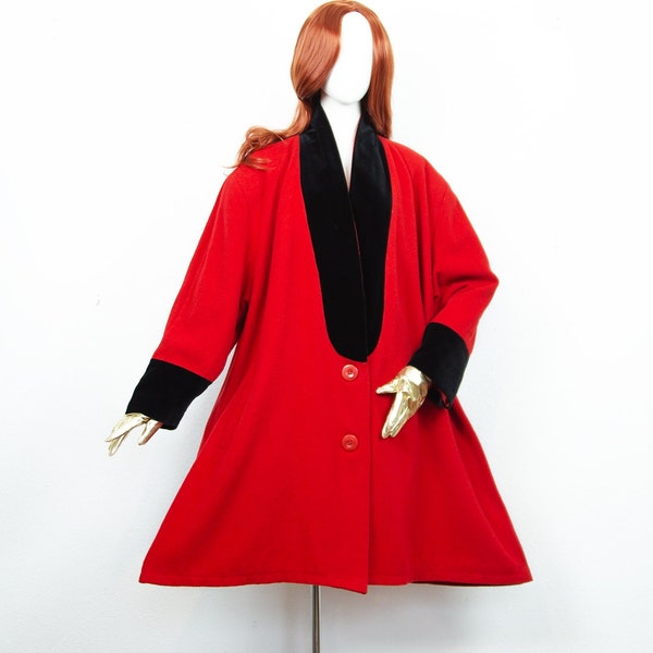 Trapeze Coat - Etsy