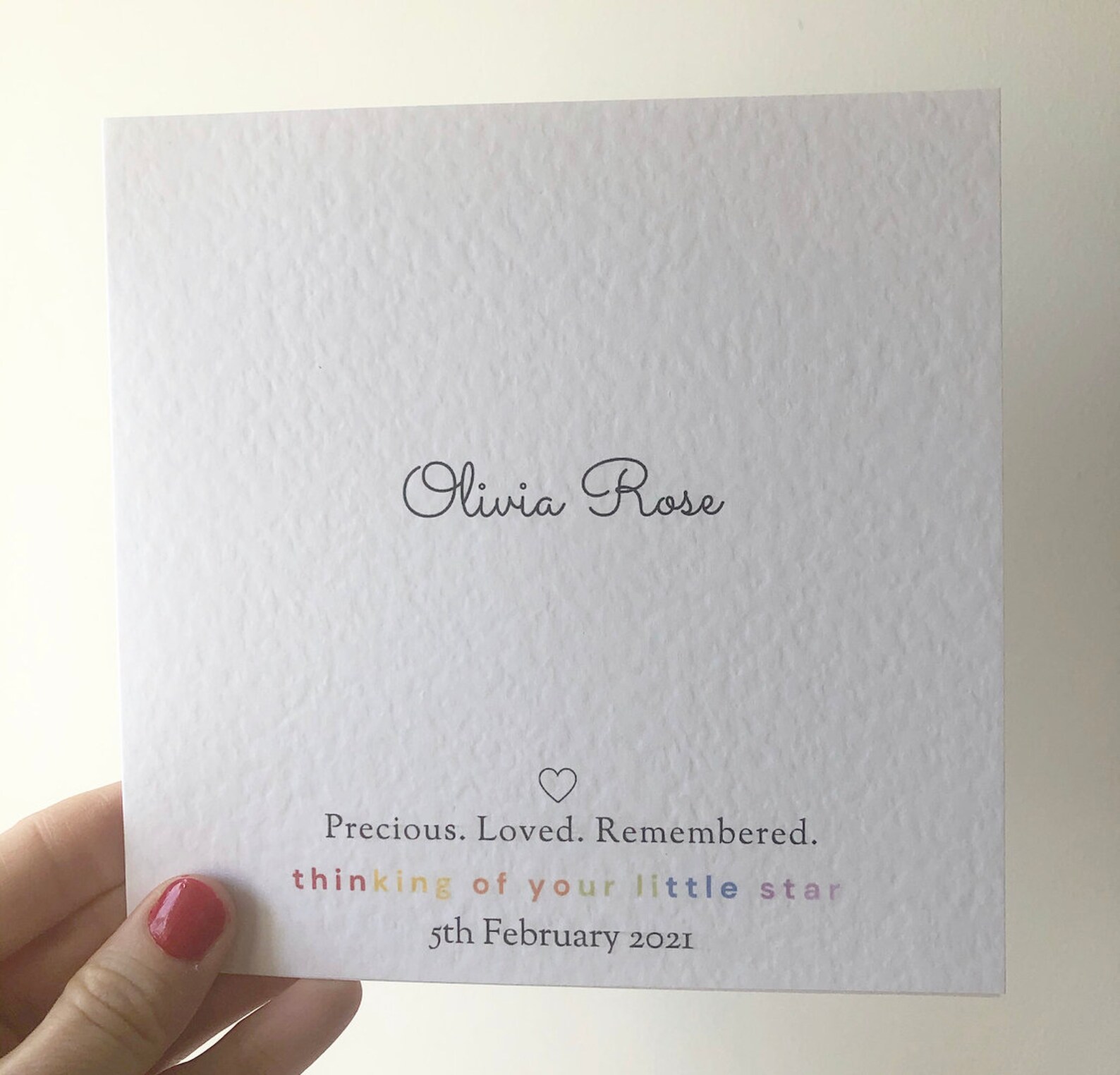 Baby Loss Card Child Loss Card Bereavement Card Sympathy | Etsy UK