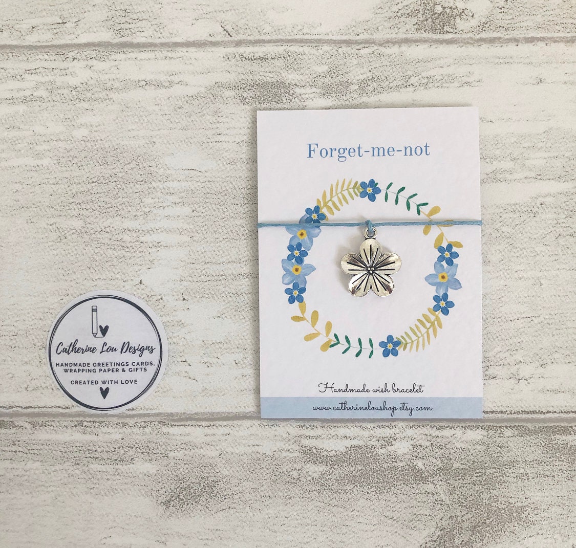 Sympathy Card Dad Forget-me-nots Condolence Card Bereavement - Etsy UK