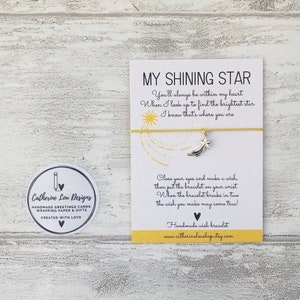 Shining Star Gift, Star of Remembrance Sentimental Bracelet, Sympathy ...