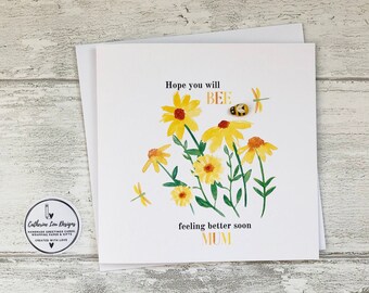 Bee Well Card - Etsy