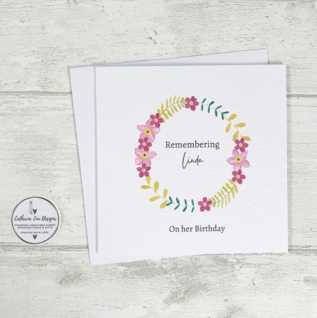 Heavenly Birthday Card, Birthday Angel Card, Beautiful Pink Forget-me ...