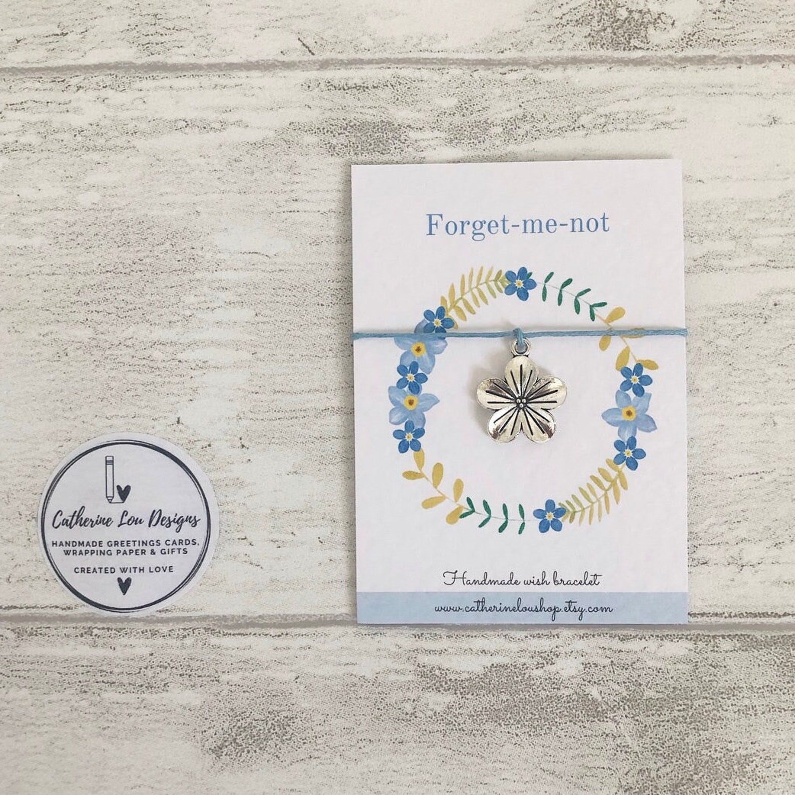 Blue Forget-me-not Flower Gift, Thinking of You, Sending Love ...