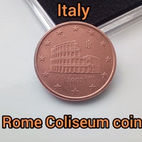 5 Euro Cent Italy 2002 ROME COLISEUM Rare Italian Coin - Etsy