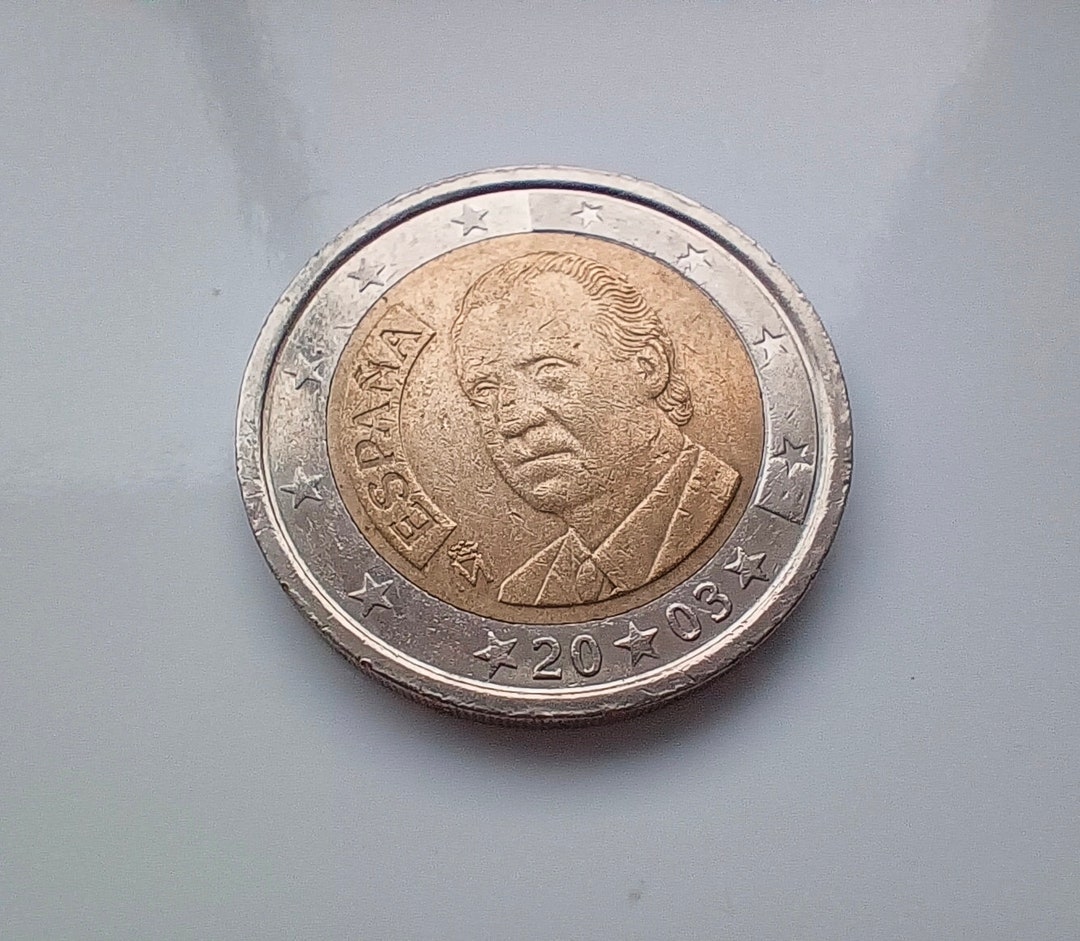 Pièce rare de 2 euros Espagne 2003 avec erreurs visibles de frappe - Etsy France