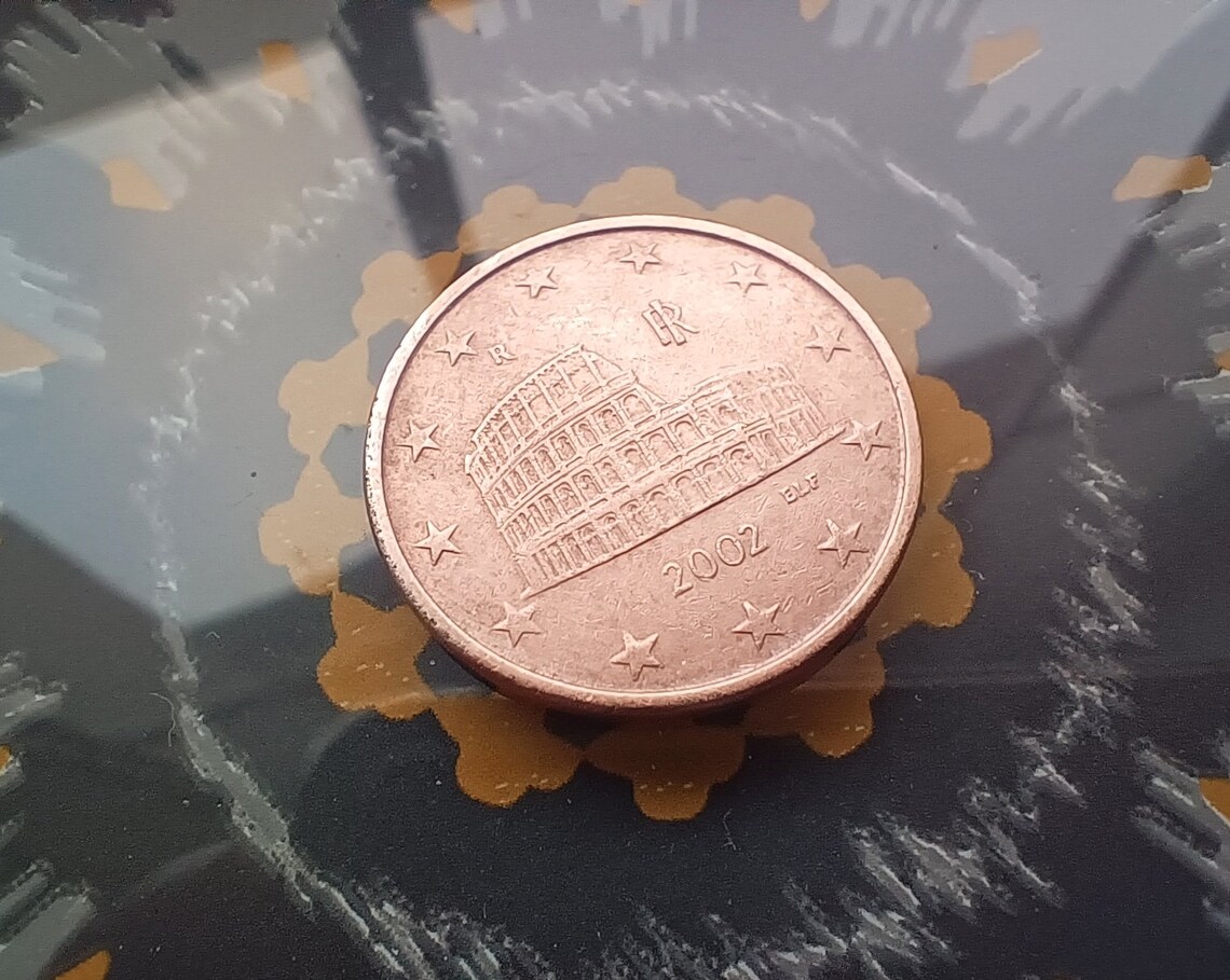 5 Euro Cent Italy 2002 ROME COLISEUM Rare Italian Coin - Etsy