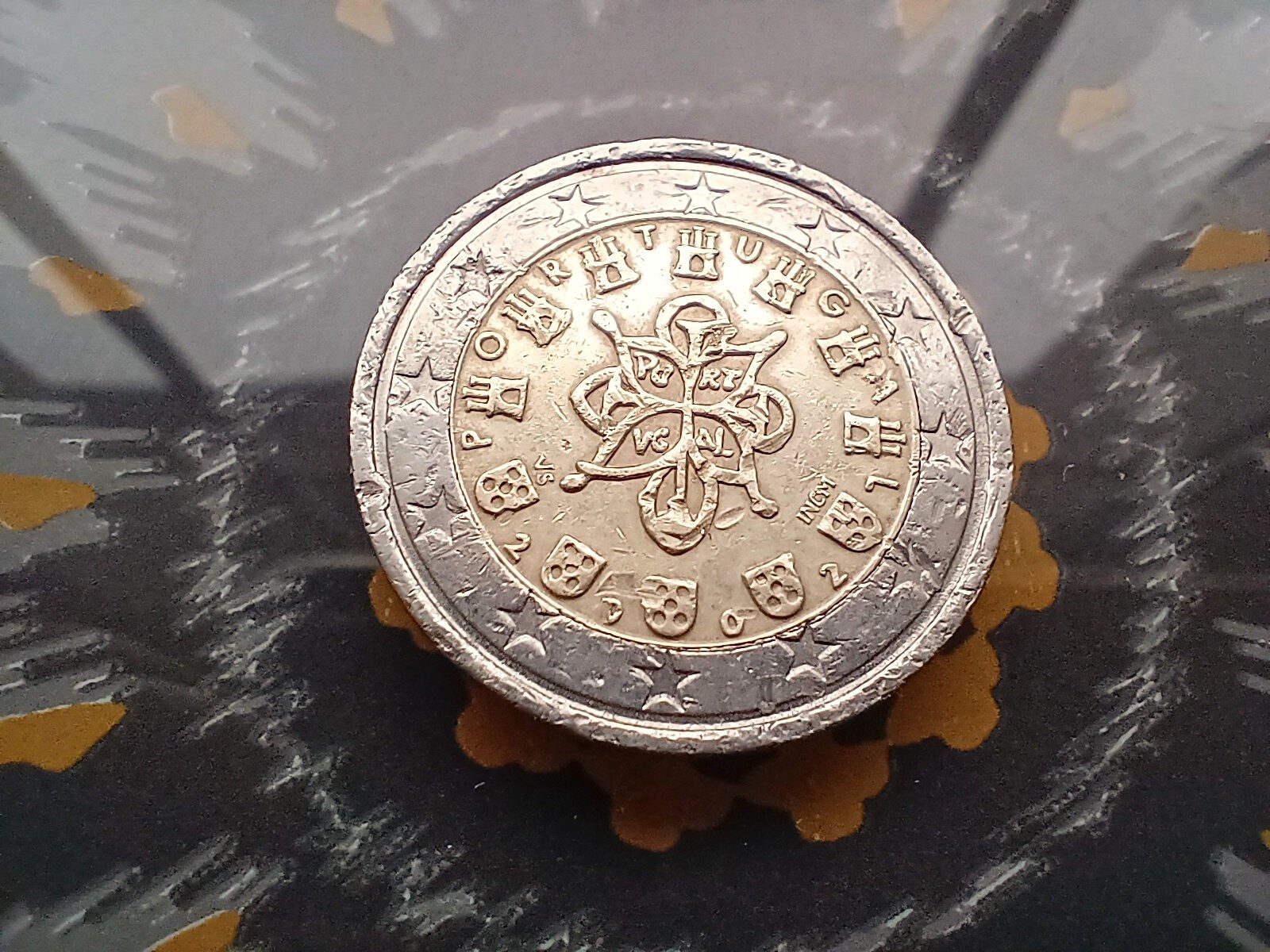 Portugal 2 Euro 2002 Huge Mint Errors Rare Unique Coin One Available - Etsy