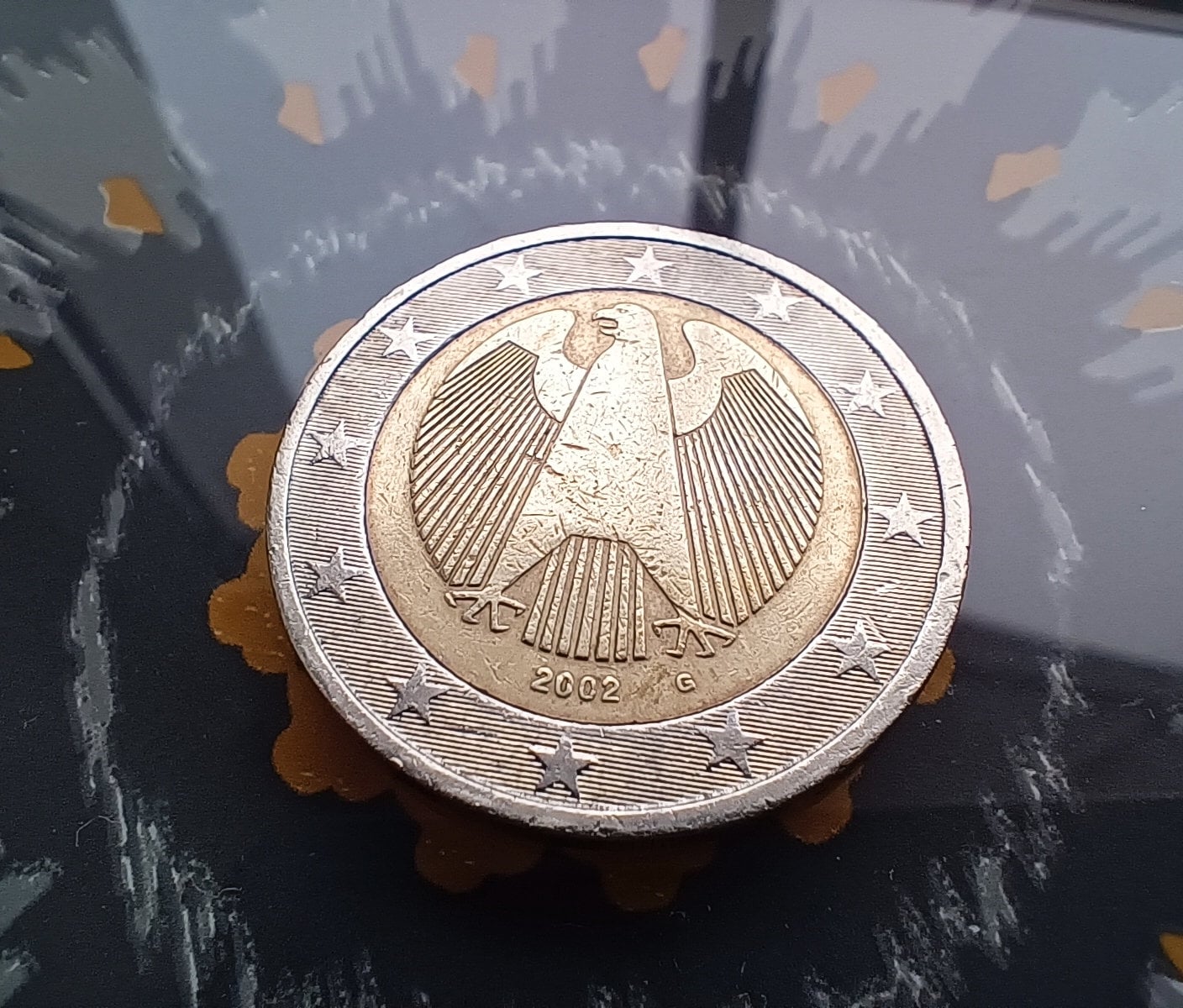 2 Euro 2002 G Germany Rare Coin Edge Misminting Rare Mint Errors - Etsy