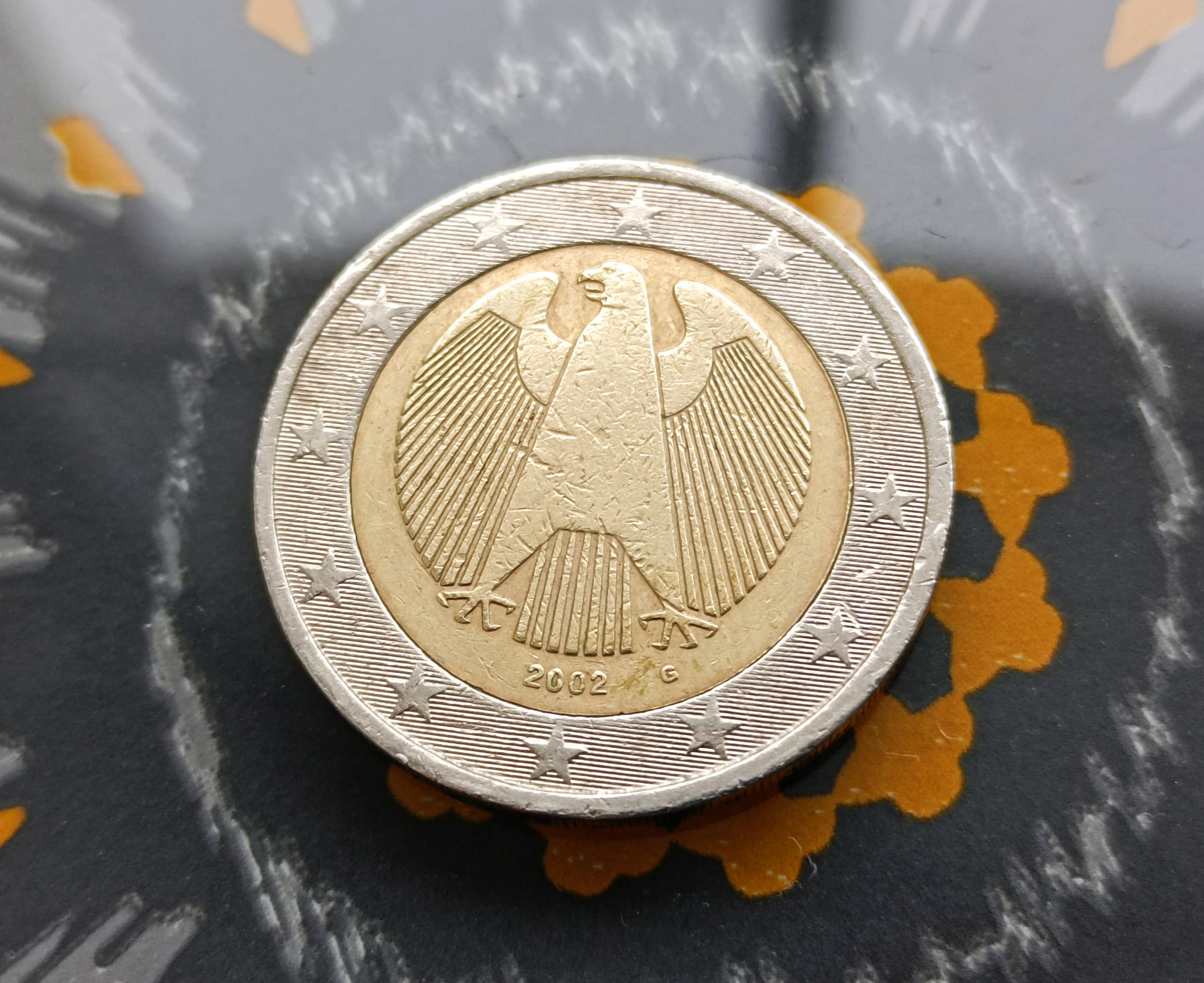 2 Euro 2002 G Germany Rare Coin Edge Misminting Rare Mint Errors - Etsy