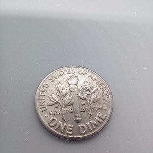 1 Dime 1973 Vintage Coin Rare Error Coin Rotated Die Error 180 Degrees ...