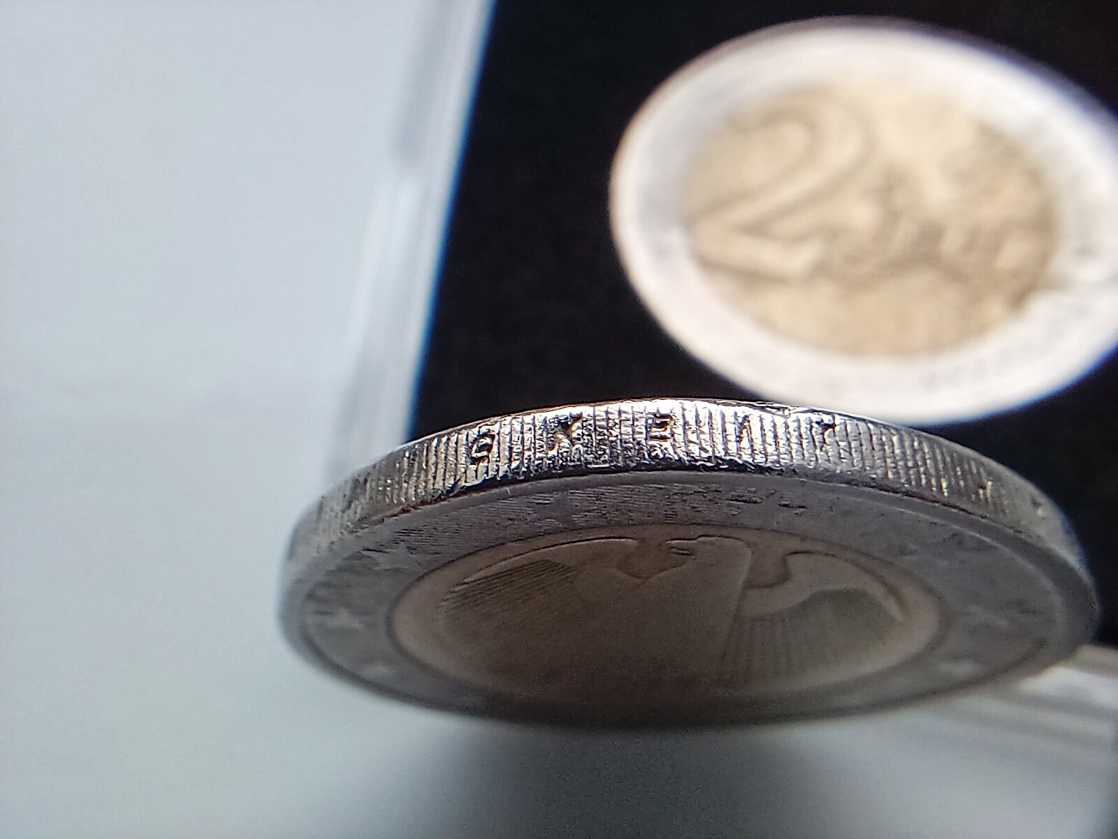 2 Euro 2002 G Germany Rare Coin Edge Misminting Rare Mint Errors - Etsy