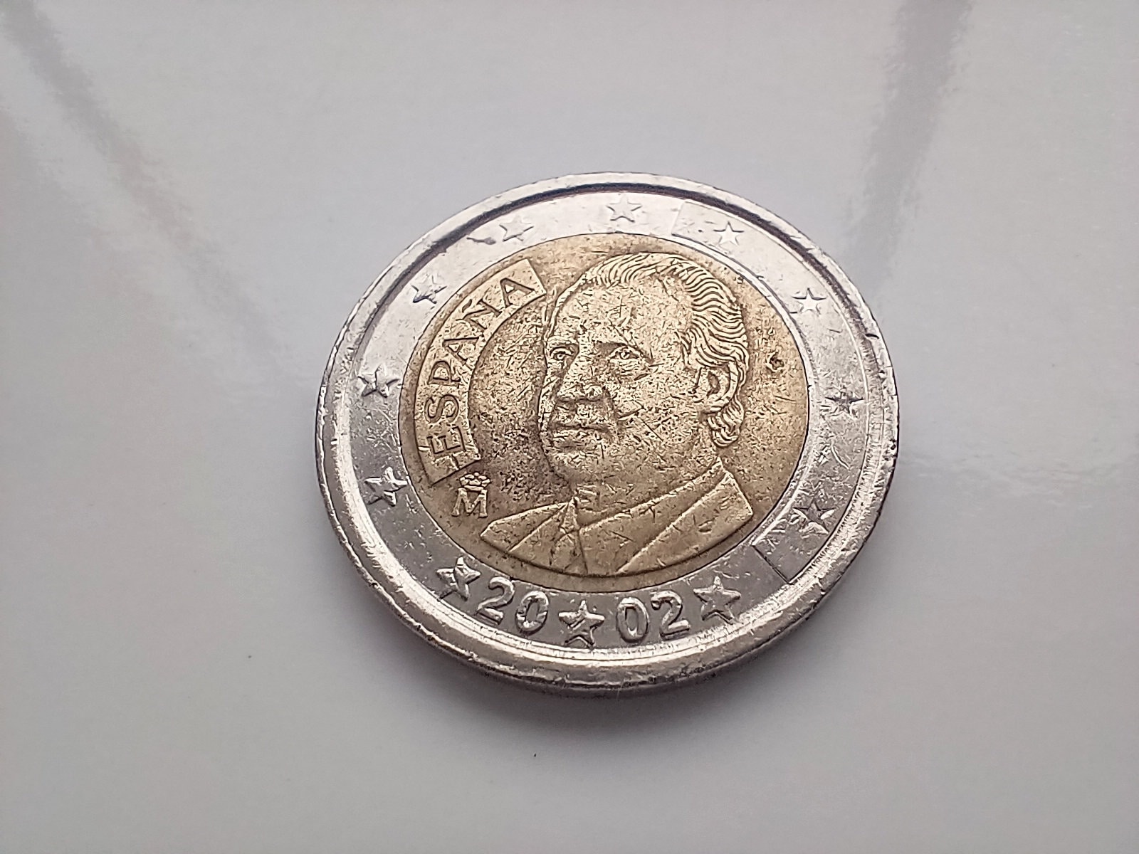 2 Euro Spain 2002 Rare Coin With Mis-minting Visible Errors - Etsy