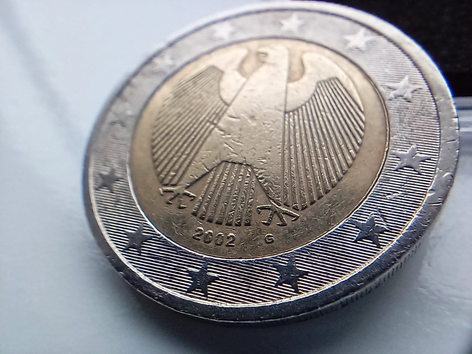 2 Euro 2002 G Germany Rare Coin Edge Misminting Rare Mint Errors - Etsy