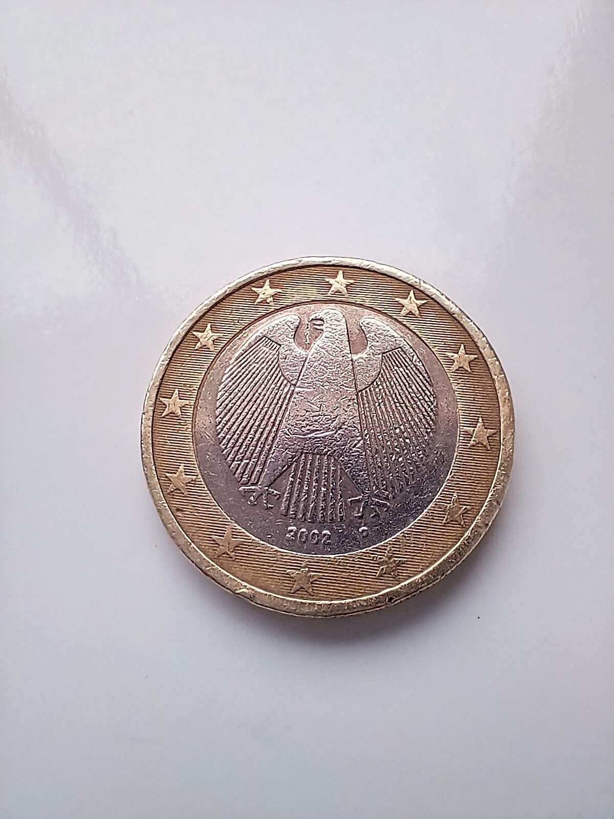 1 Euro 2002 D Germany Rare Coin With Mint Errors Germany Eagle - Etsy