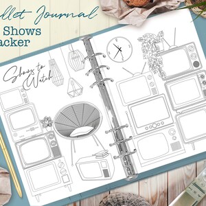 Printable TV Shows I Want to Watch Tracker Pages for Planners and ...