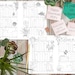 Printable Plants and Bookshelves Book Tracker Pages for Planners and ...