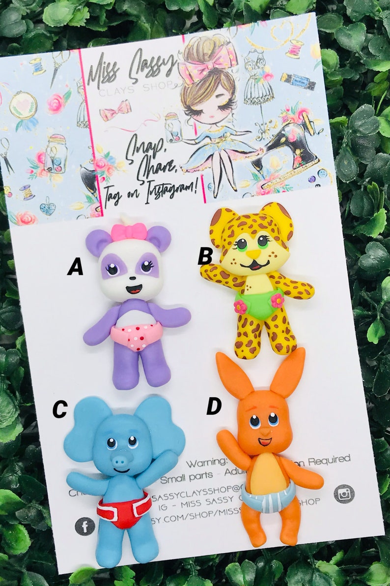 Word Party Clay Clays for Bows Arts and Crafts | Etsy