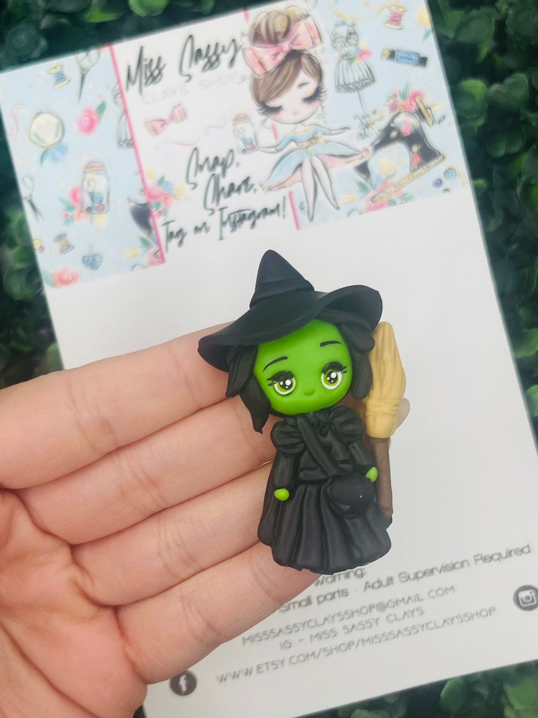 Halloween Scary Horror Movie Character Witch Clay Clays for - Etsy