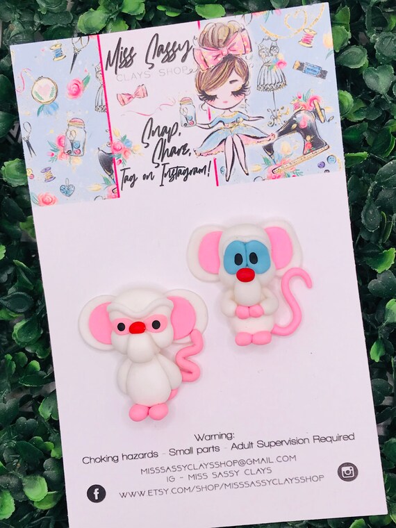 Famous Character Rat Brain Bow Center Clay Center for Bows - Etsy