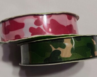 Pink Camo Ribbon - Etsy