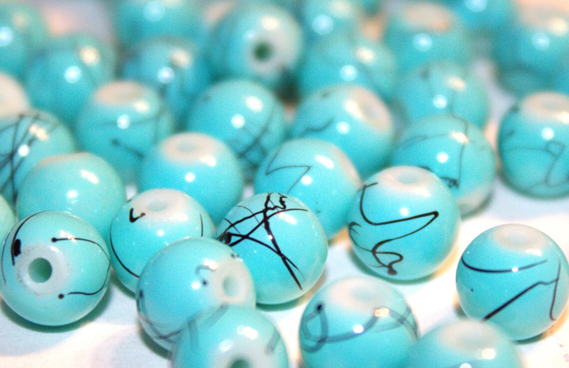 Round Beads Assorted Size Color .5cm to 1cm - Etsy