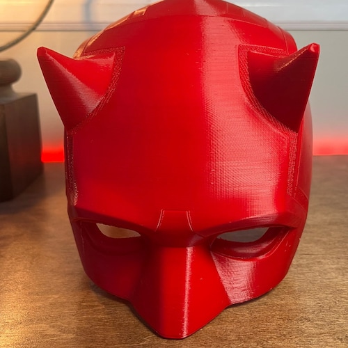 Daredevil Helmet Cowl 3D Print Raw - Etsy