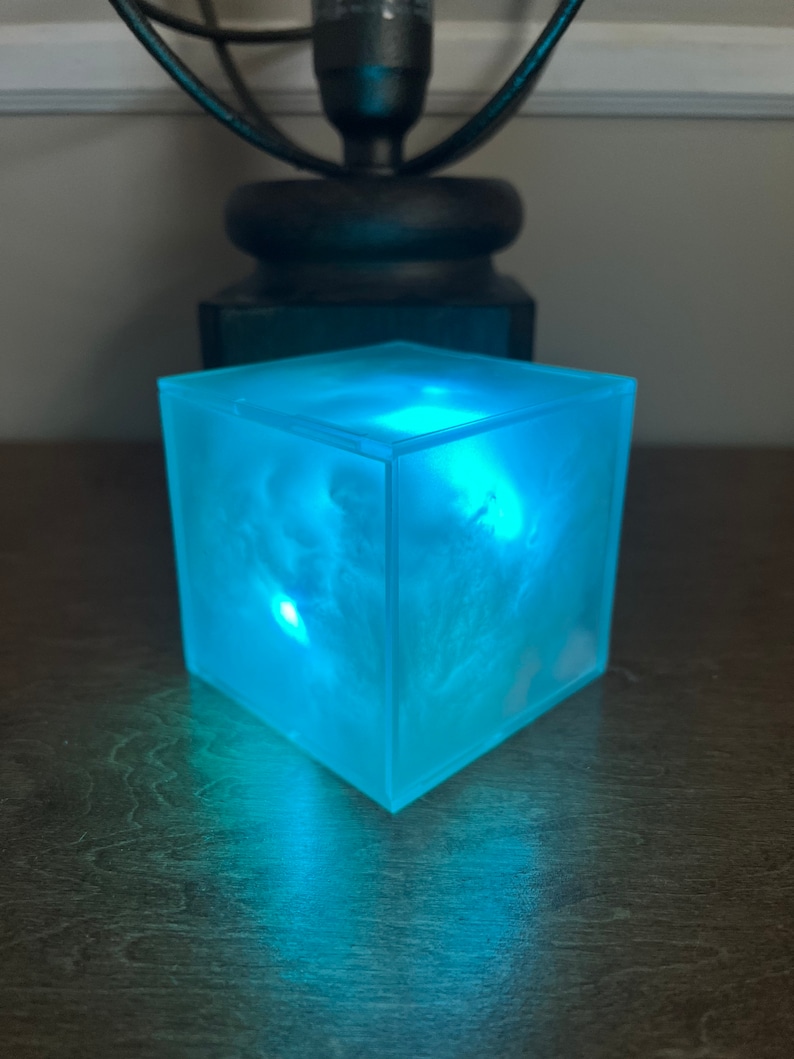Light up Tesseract Space Stone Infinity Stone Loki & - Etsy Ireland