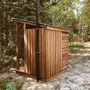Jack Pine 6 X 8 Off-grid Outhouse Building Guide - Etsy