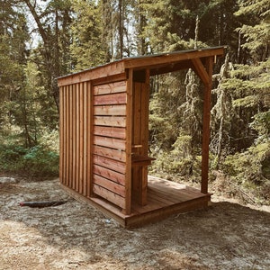Jack Pine 6 X 8 Off-grid Outhouse Building Guide - Etsy