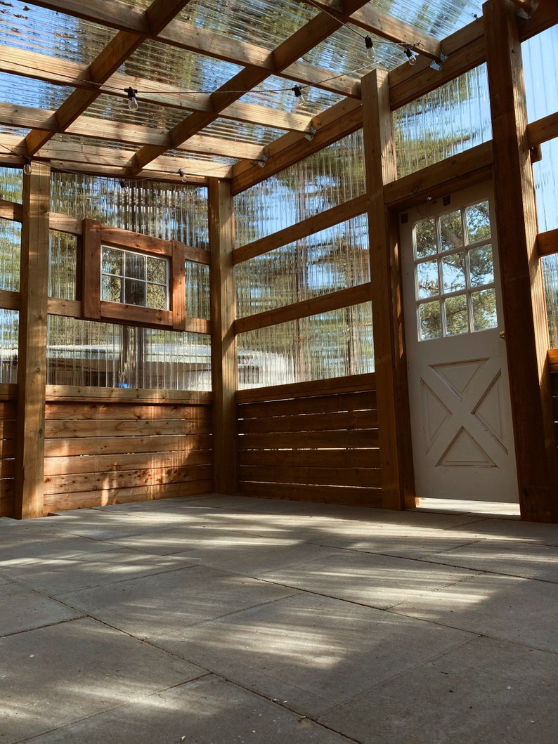 Iris 12' X 16' DIY Timber Style Greenhouse Building - Etsy