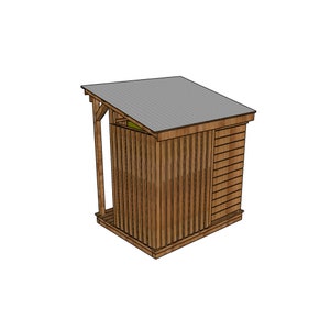 Jack Pine 6 X 8 Off-grid Outhouse Building Guide - Etsy