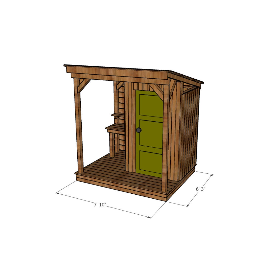 Jack Pine - 6’ X 8’ Off-grid Outhouse Building Guide - Etsy