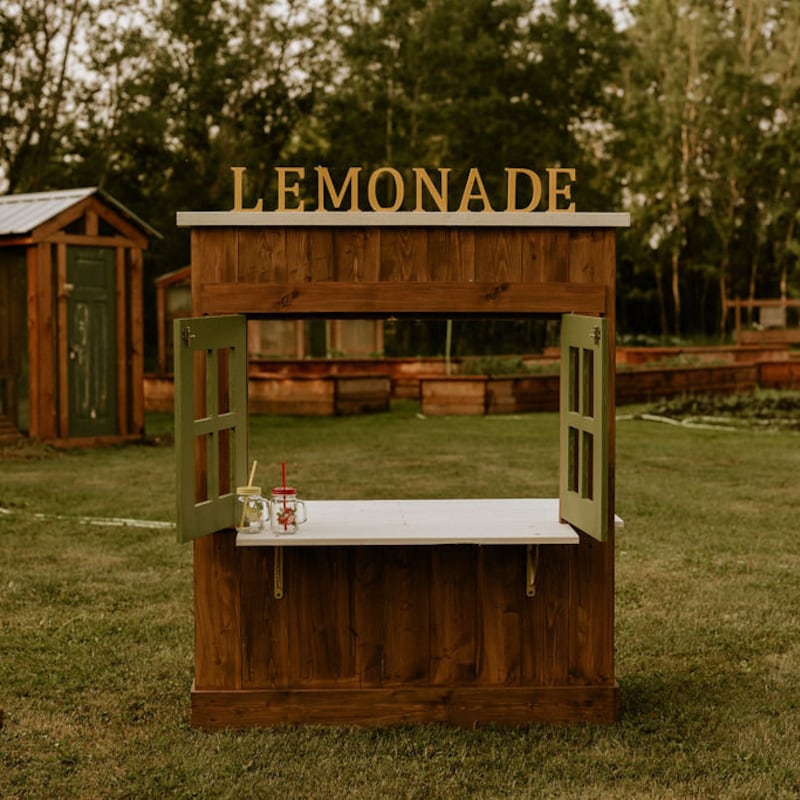 Wooden Lemonade Stand - Etsy UK