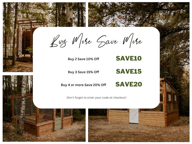 Cedar 4 X 6 Off Grid Outdoor Shower House Building Guide Etsy