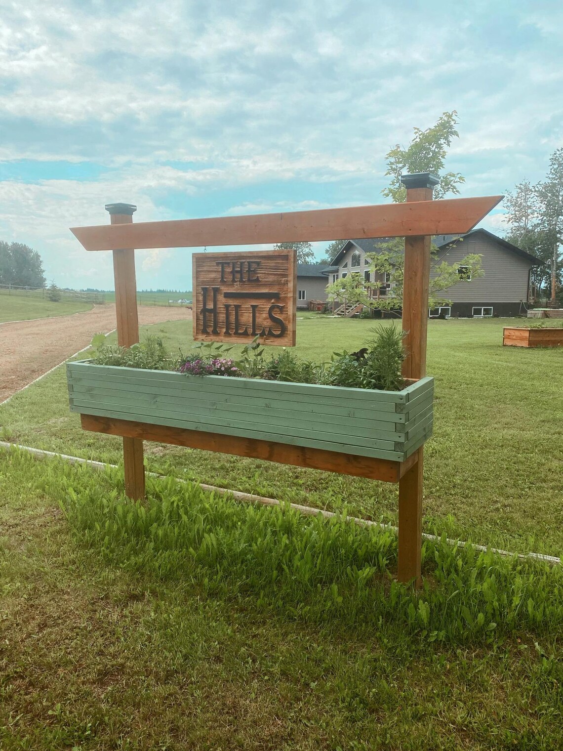 Ivy Driveway Planter Yard Sign Building Guide - Etsy