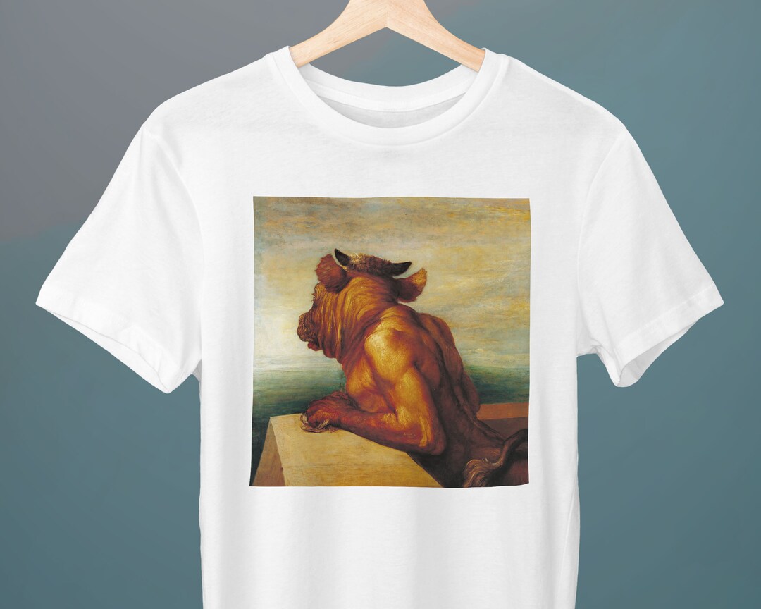 The Minotaur, George Frederic Watts, Unisex T-shirt, Art T-shirt, Fine ...