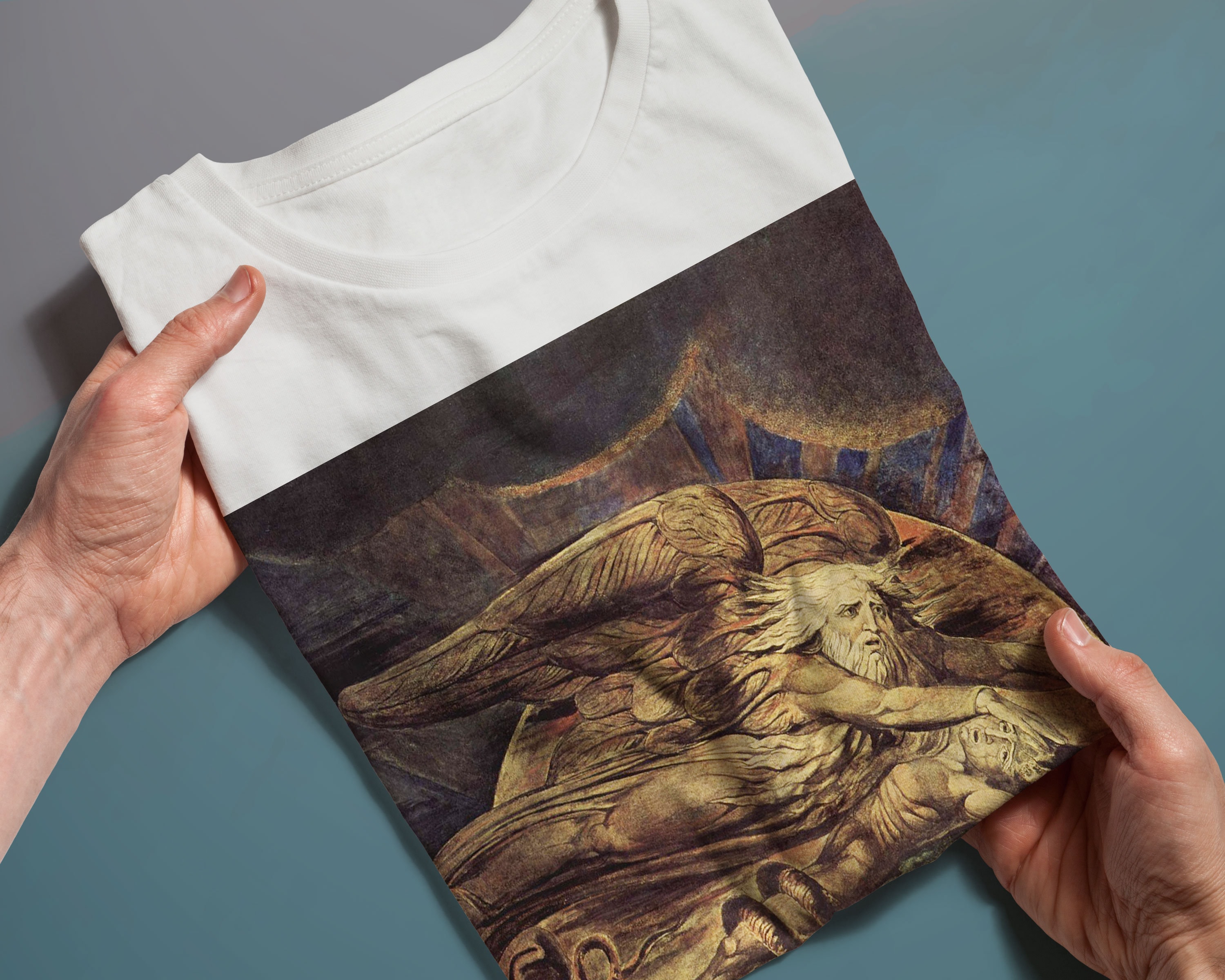 Elohim Creating Adam William Blake Painting Unisex T-shirt | Etsy