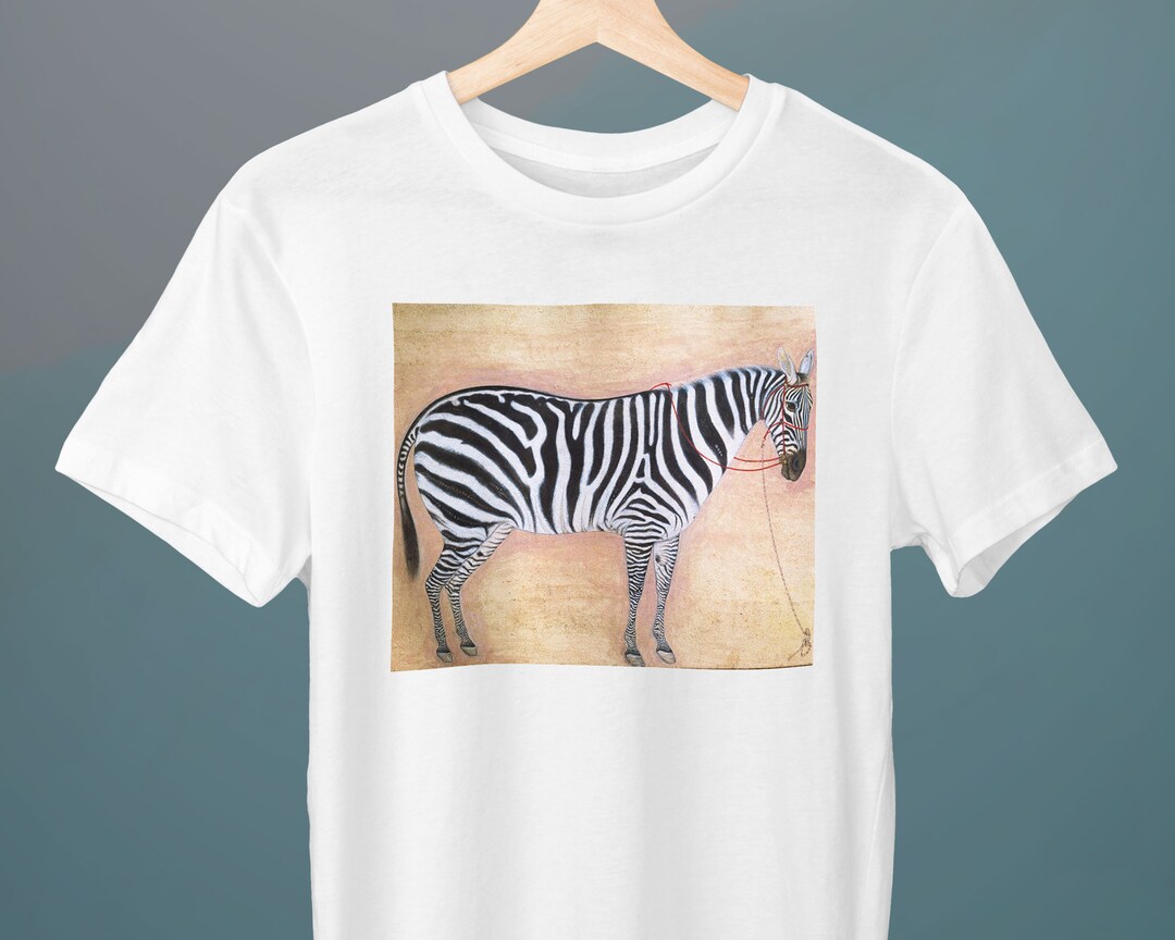Zebra, Ustad Mansur, Unisex T-shirt, Art T-shirt, Zebra T-shirt, Gift ...