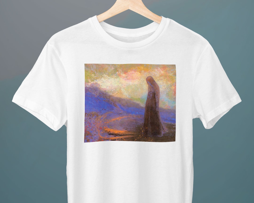 Reflection, Odilon Redon Painting, Unisex T-shirt, Art T-shirt, Gift ...
