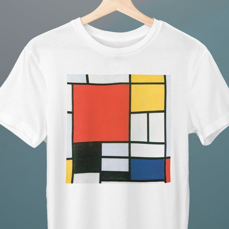 Womens Mondrian Tshirt - Etsy