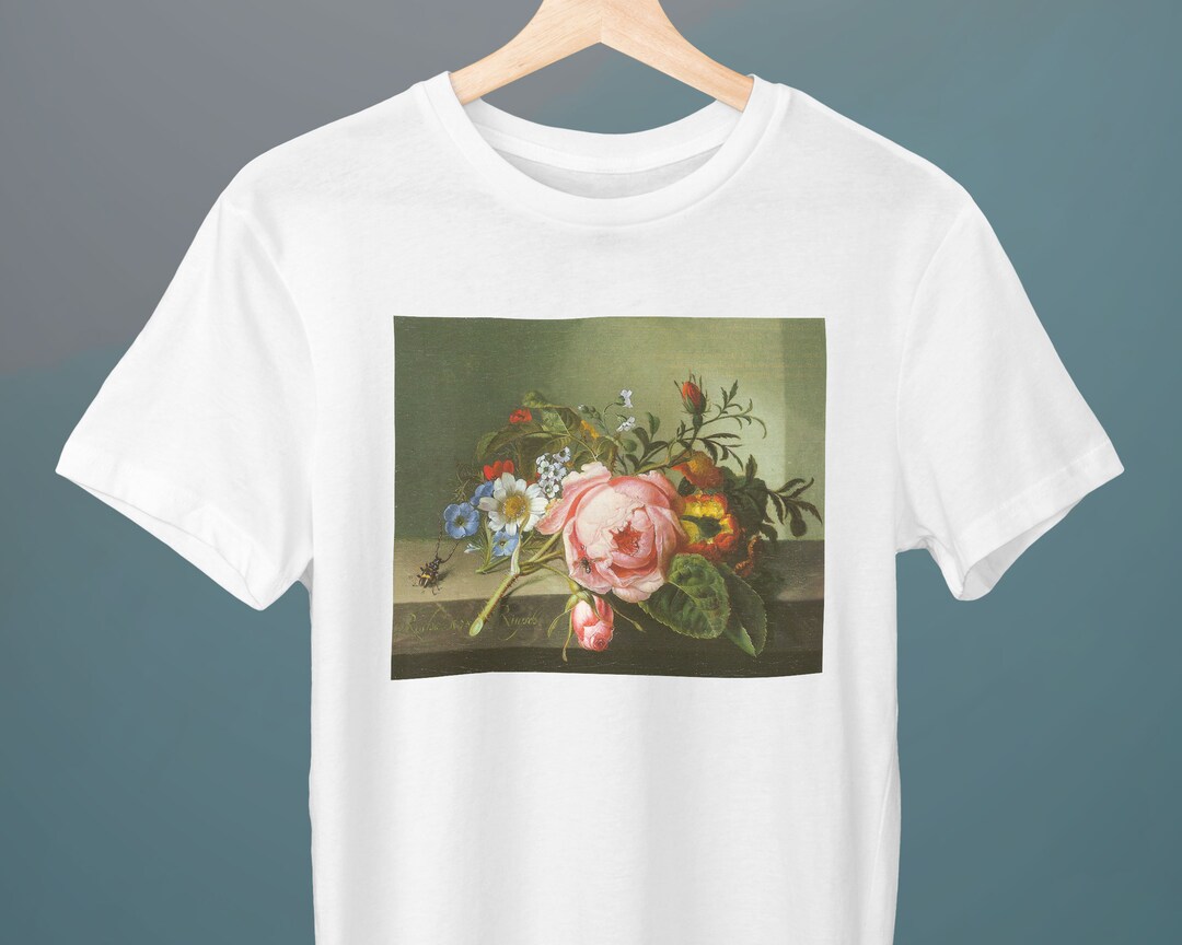 Rose Branch With Beetle and Bee, Rosenzweig Mit Kafer Und Biene, Rachel ...