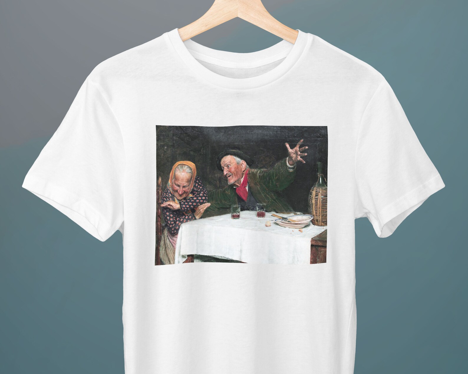 Le Joker, peinture de Gaetano Bellei, T-shirt unisexe, T-shirt d'art ...