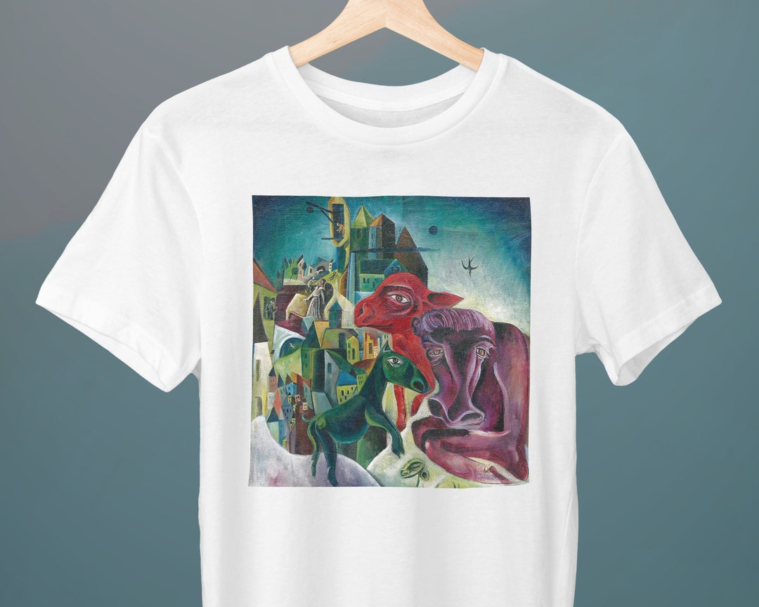 City With Animals, Stadt Mit Tieren, Max Ernst Painting, Unisex T-shirt ...