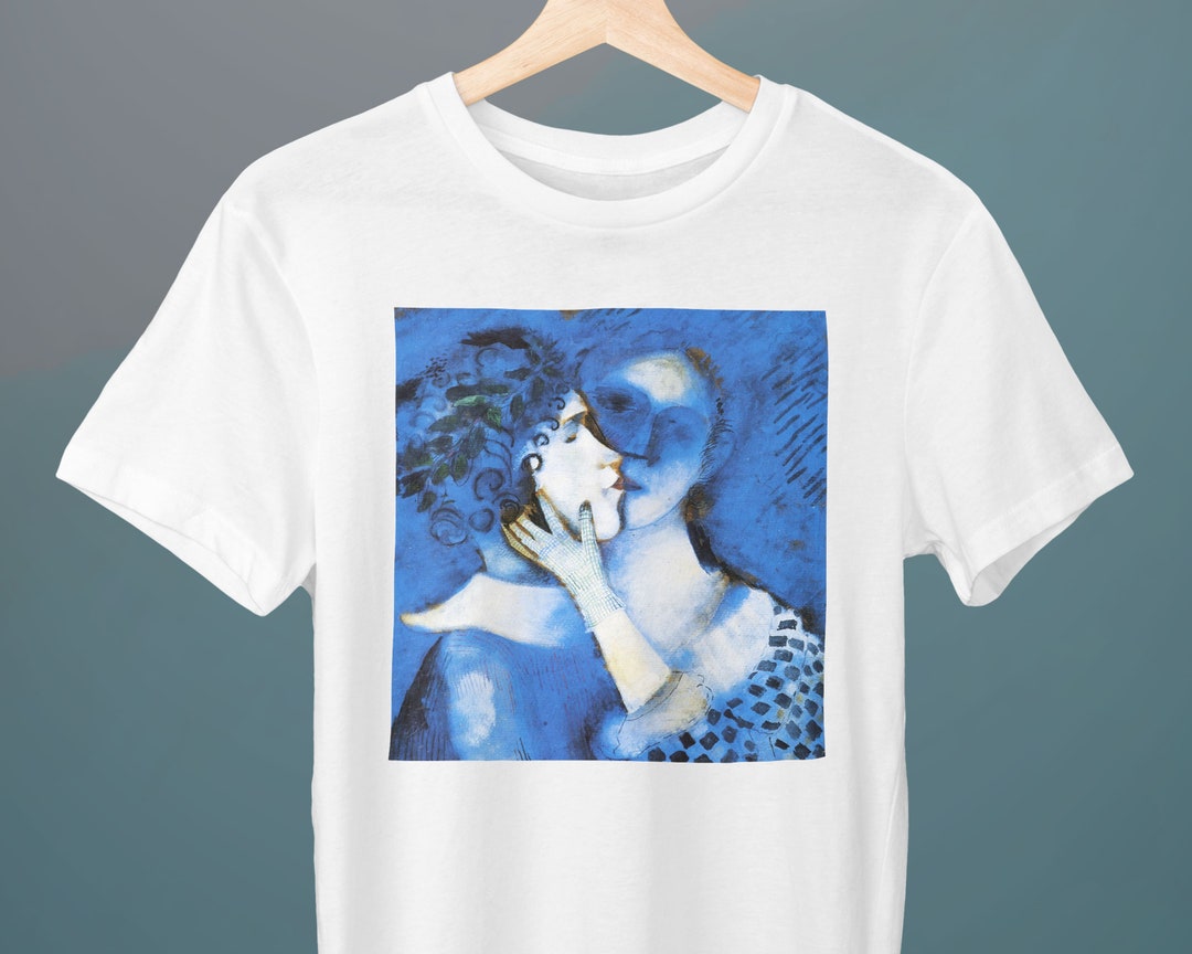 Blue Lovers, Marc Chagall Painting, Unisex T-shirt, Lovers T-shirt ...
