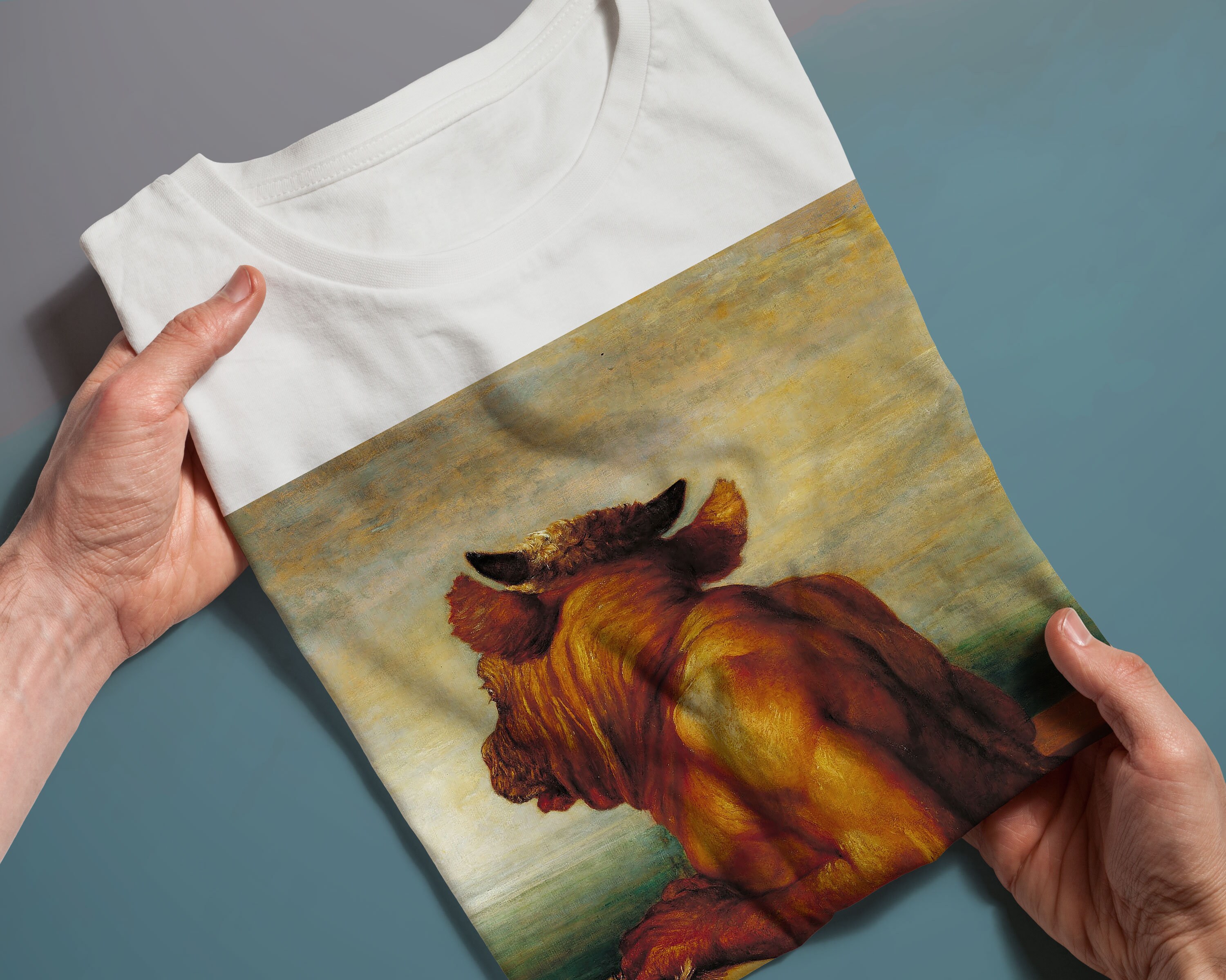 The Minotaur, George Frederic Watts, Unisex T-shirt, Art T-shirt, Fine ...