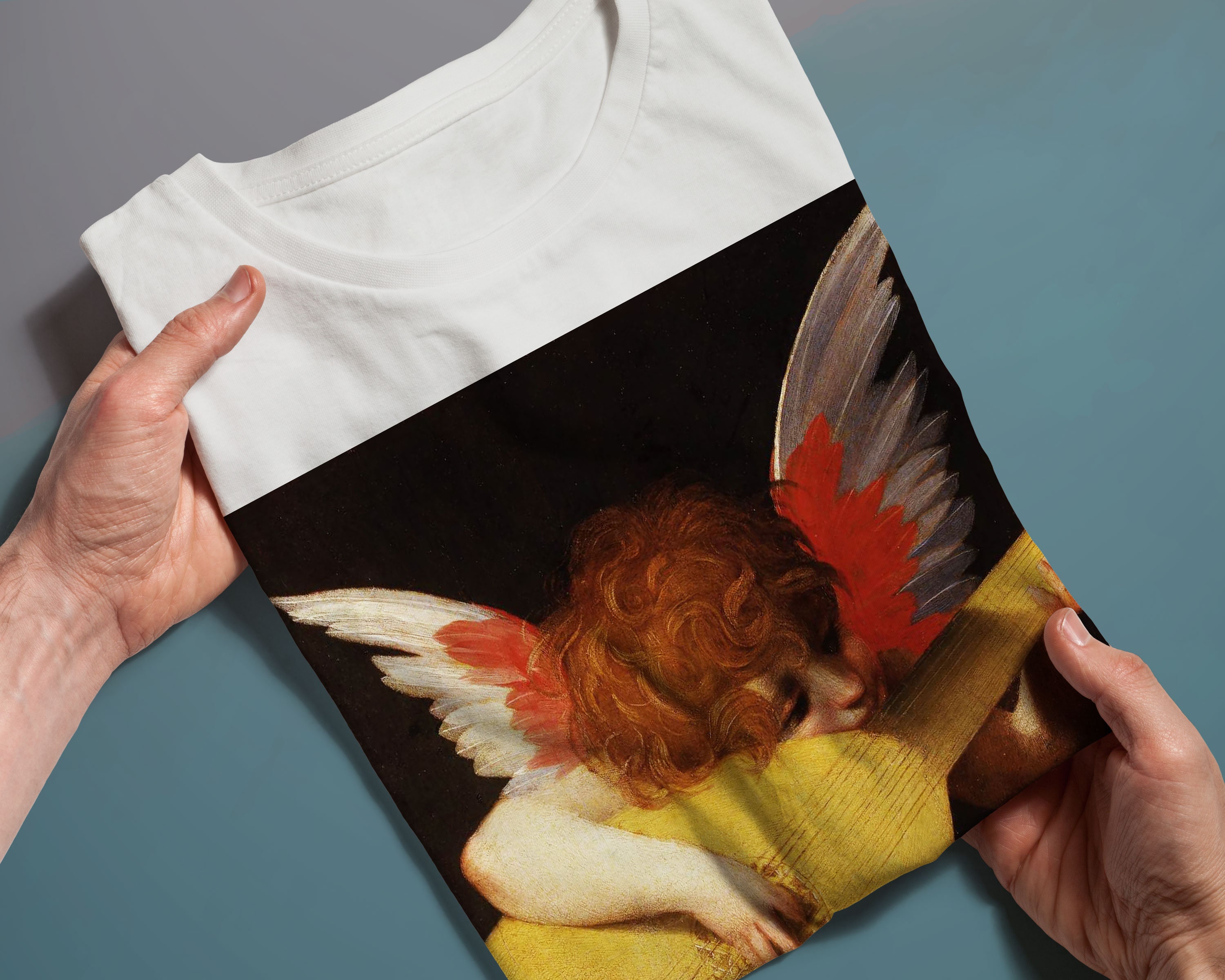 Musical Angel, Rosso Fiorentino Painting, Unisex T-shirt, Art T-shirt ...