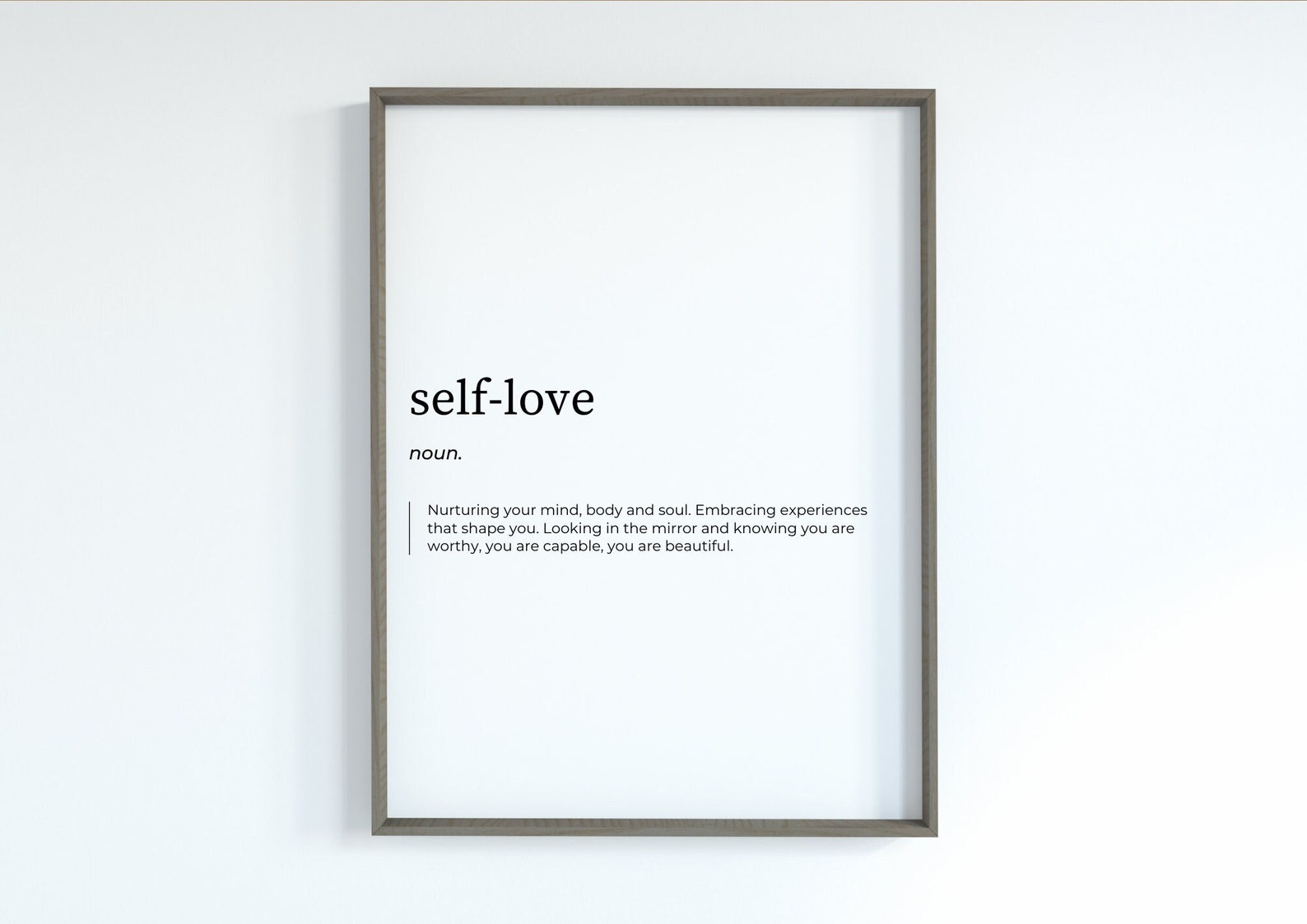 Self Love Definition, Self Love Wall Art, Self Love Poster, Self Love ...