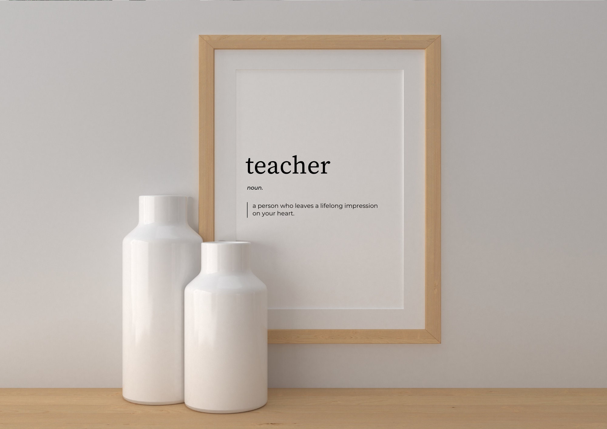 Teacher Gift, Teacher Definition, Teacher Definition Poster, Teacher ...