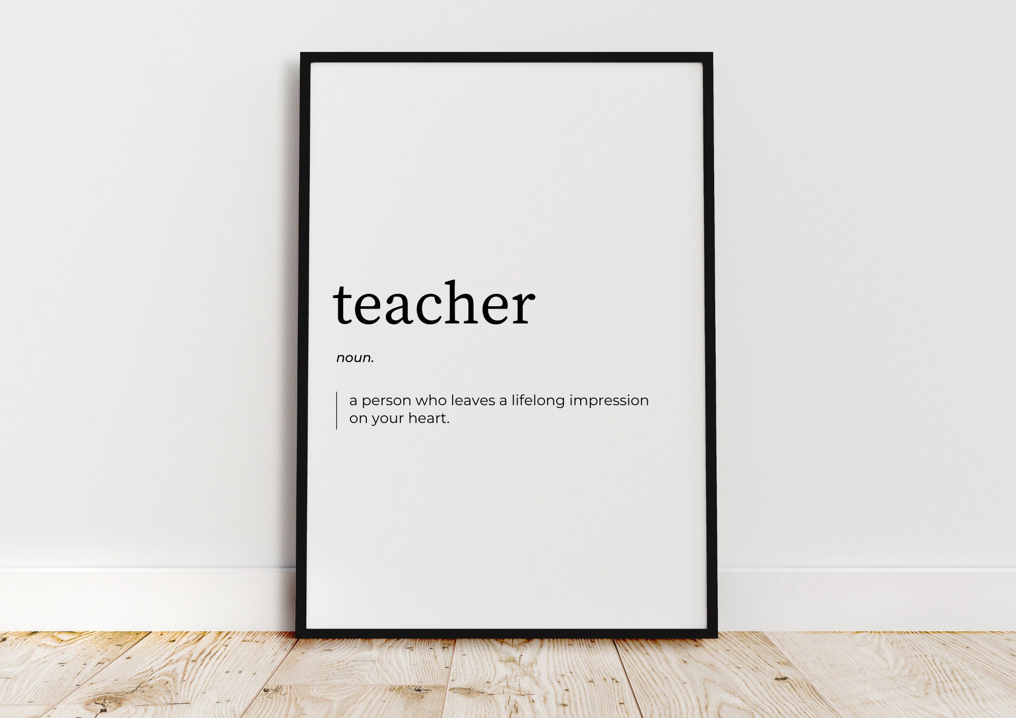 Teacher Gift Teacher Definition Teacher Definition Poster - Etsy